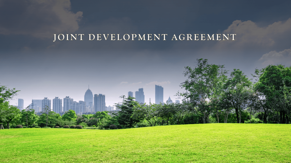 Joint Development Agreement Or JV
